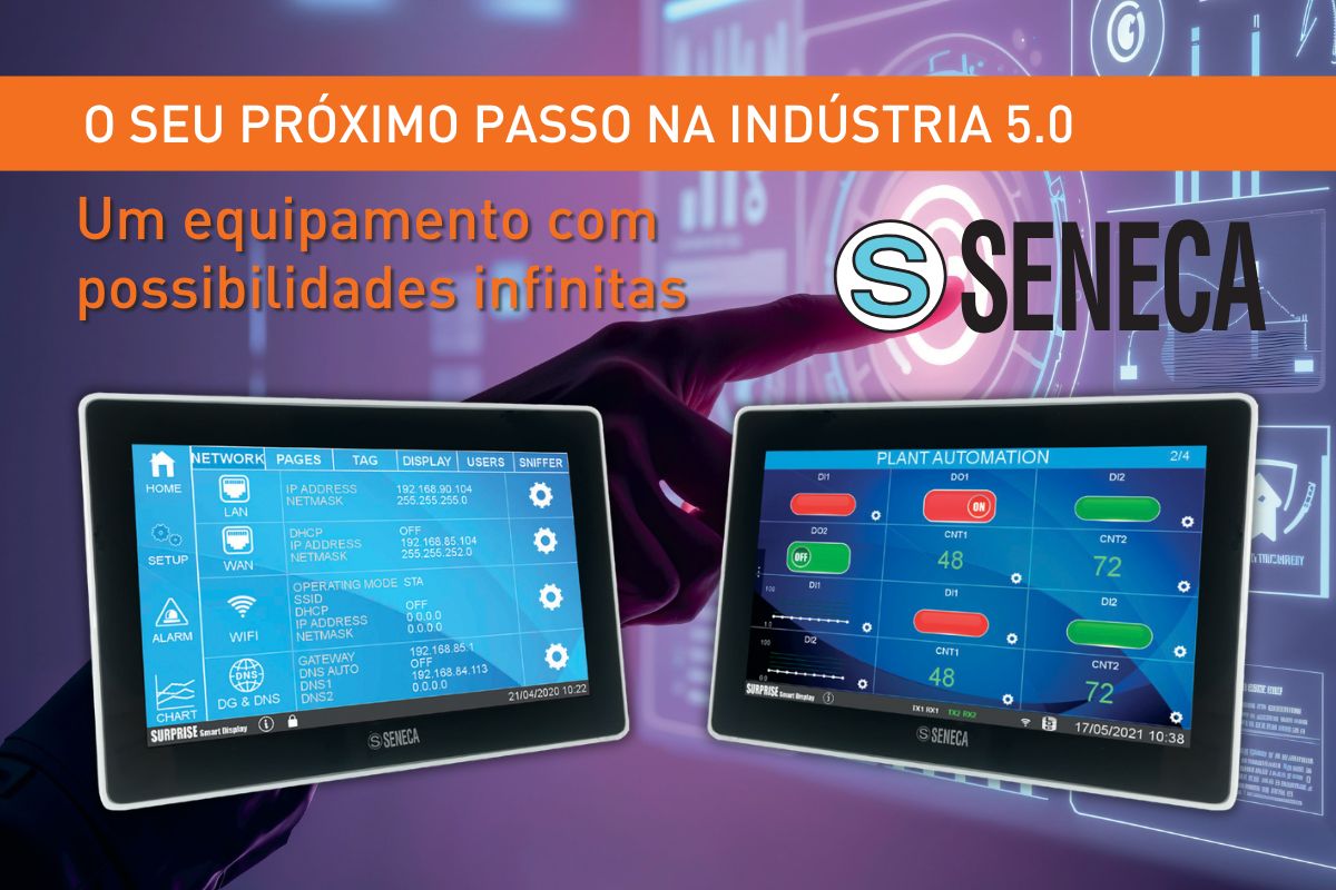 Seneca: Multifunção HMI Gateway PLC – próxima etapa indústria 5.0 ...